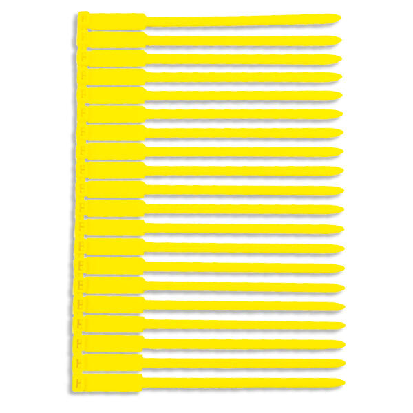 Yellow 175mm Sling & Rope Tags – BLANK (packs of 100) ST24 – NZ Tags
