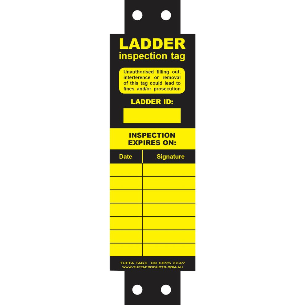 Ladder Inspection Tags (pack of 100) – NZ Tags