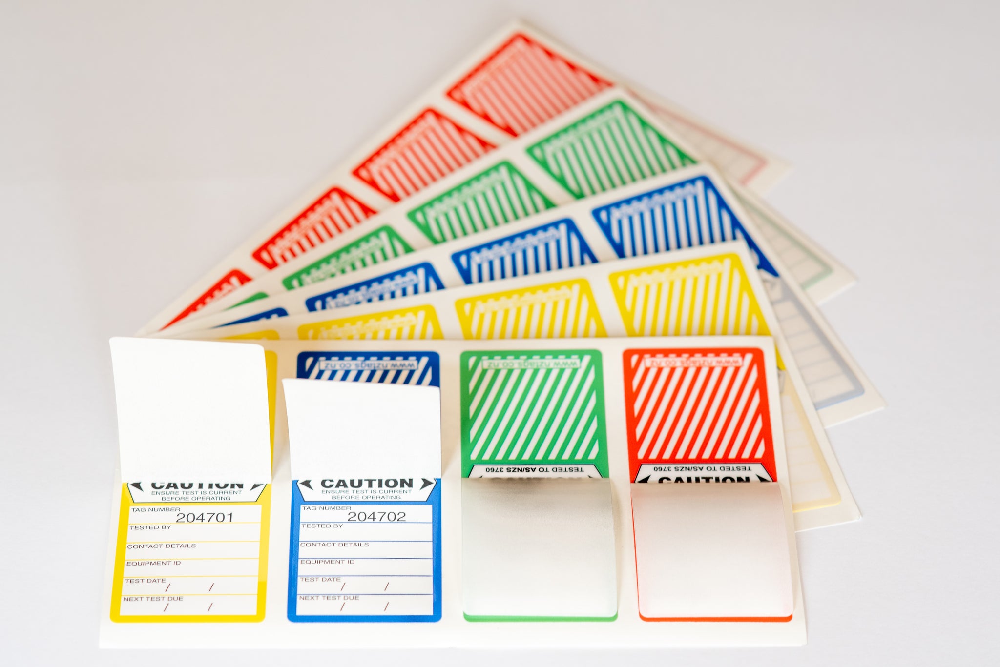 Medium Duty Test Tags – NZ Tags
